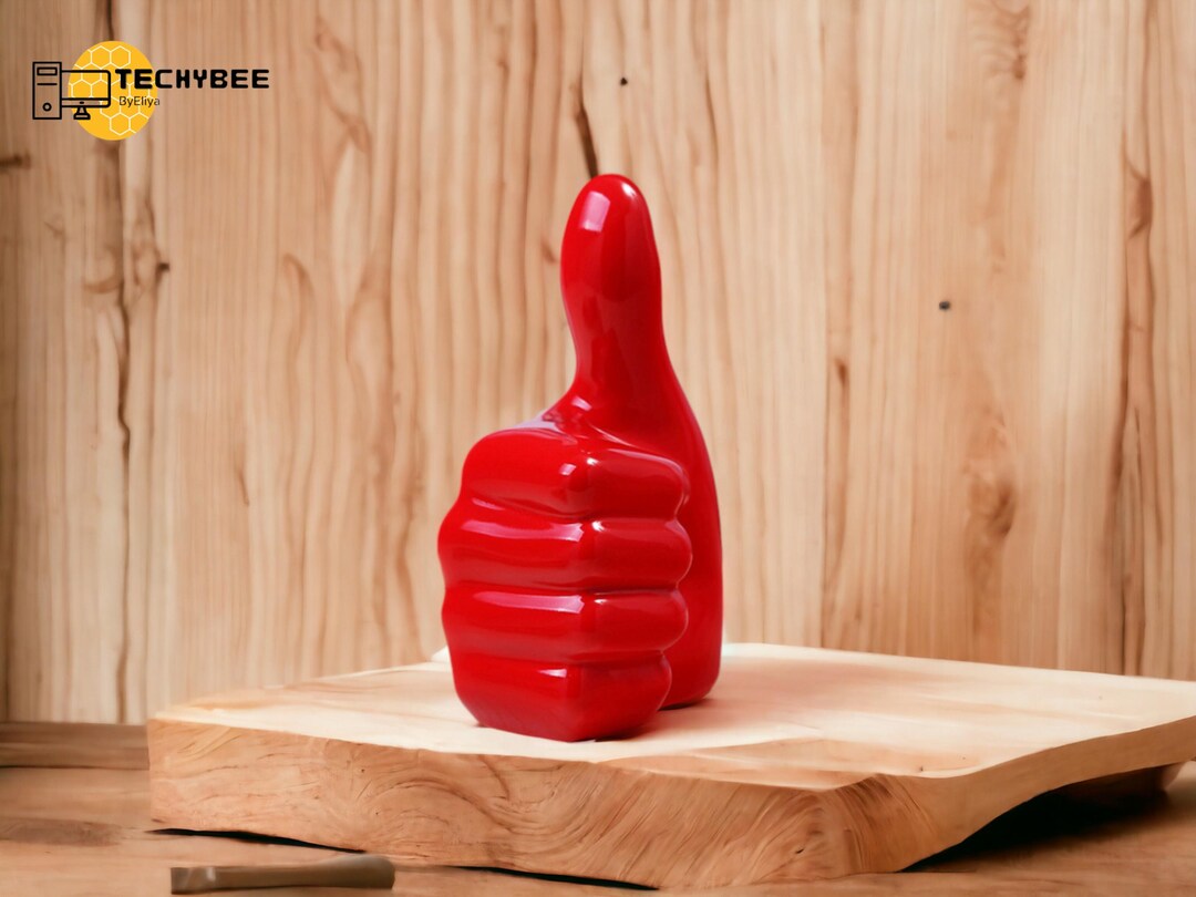 Tabletop Figurine Display Mini Thumbs up Sculpture Home Stylish ...