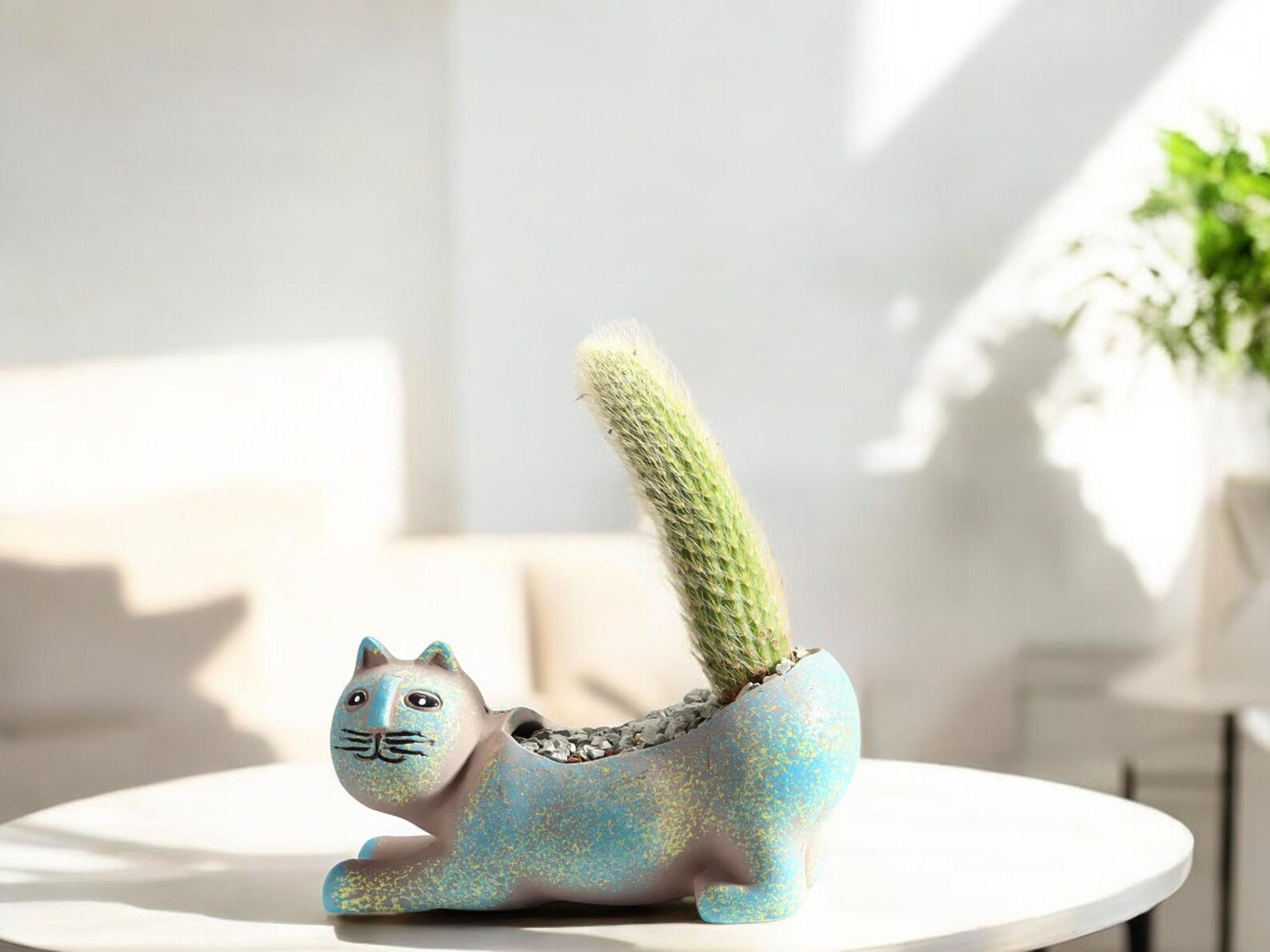 Cute Pot Holder Indoor Living Room Decoration Table Top and Home Accent ...