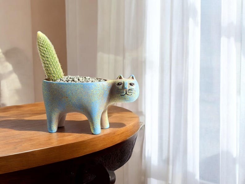 Cute Pot Holder Indoor Living Room Decoration Table Top and Home Accent ...