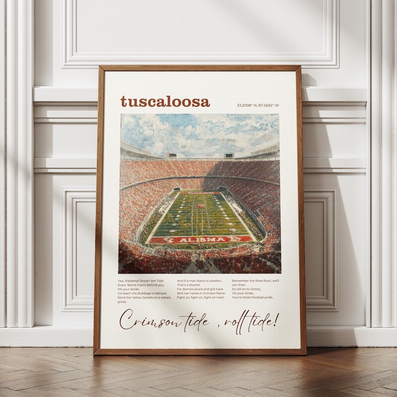 Alabama Poster - Etsy