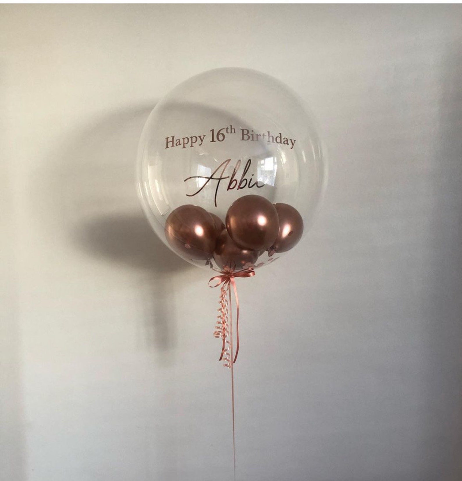 Personalised Bubble Balloon Label - Etsy UK