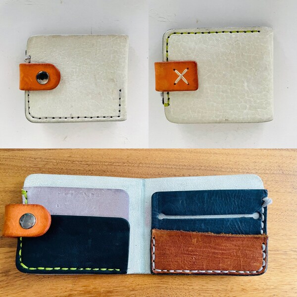 Leather Wallet - Etsy