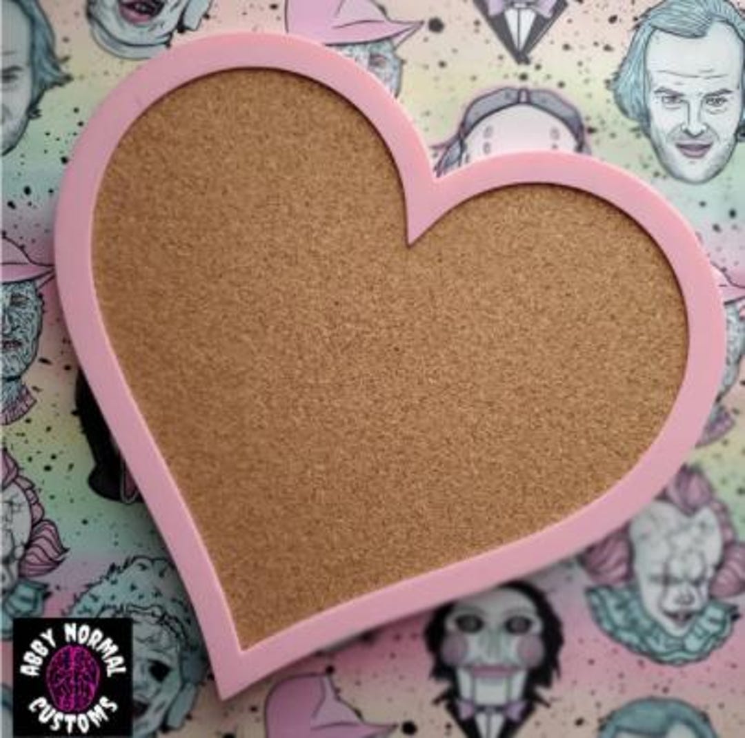 3d Printed Heart Pin Board - Etsy