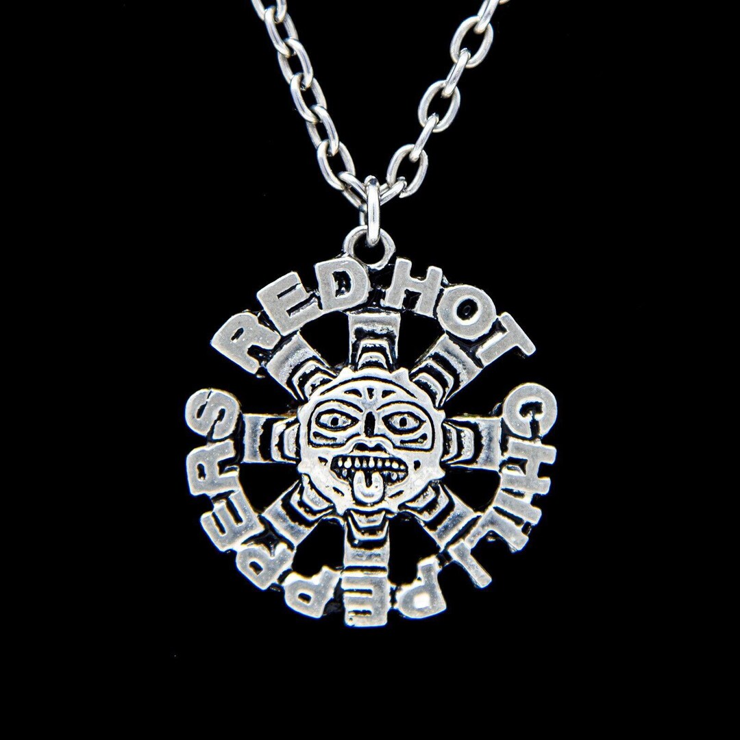 Rare RHCP Red Hot Chili Peppers Stainless Steel Chain Pendant Necklace ...