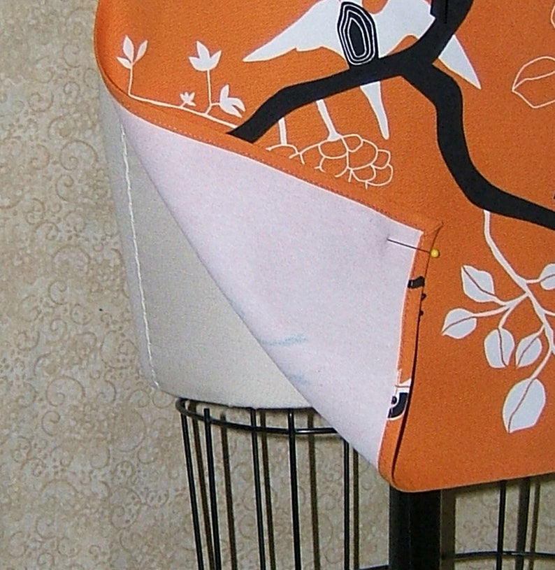 Birds Apron Persimmon Perch Chef Adjustable Canvas Cotton - Etsy