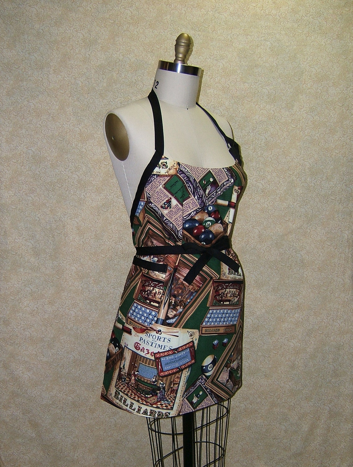 Billiards Apron Pool Cue Pool Balls 8 Ball Eight Ball Chef | Etsy