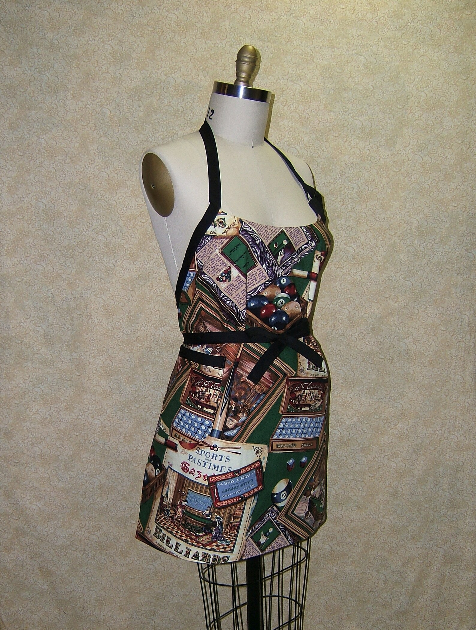 Billiards Apron Pool Cue Pool Balls 8 Ball Eight Ball Chef | Etsy