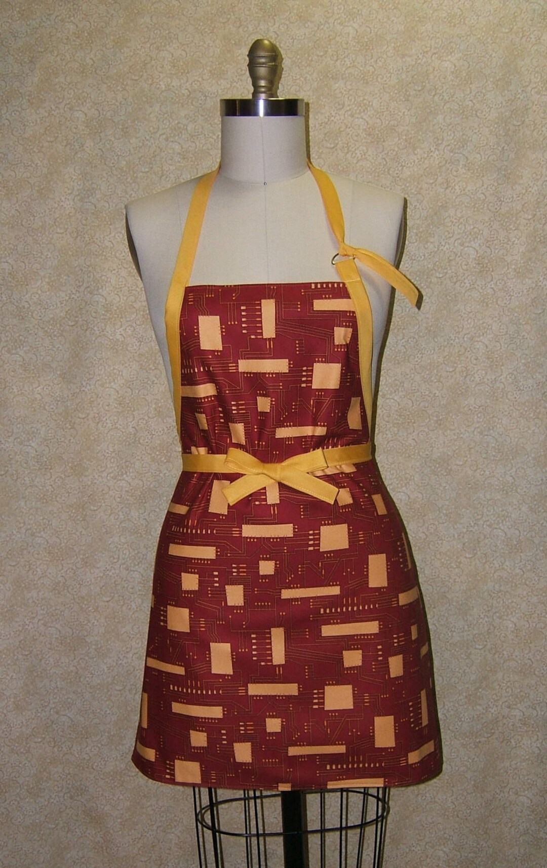 Circuit Board Chef Apron: Adjustable Techie Cotton Apron - Etsy
