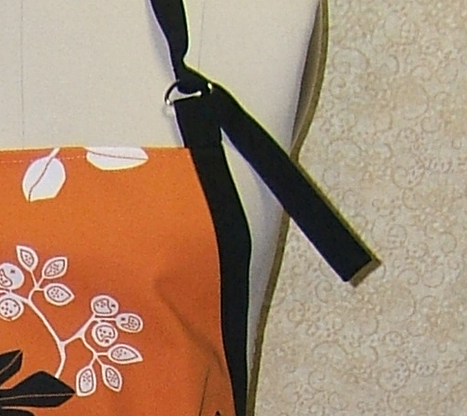 Birds Apron Persimmon Perch Chef Adjustable Canvas Cotton | Etsy