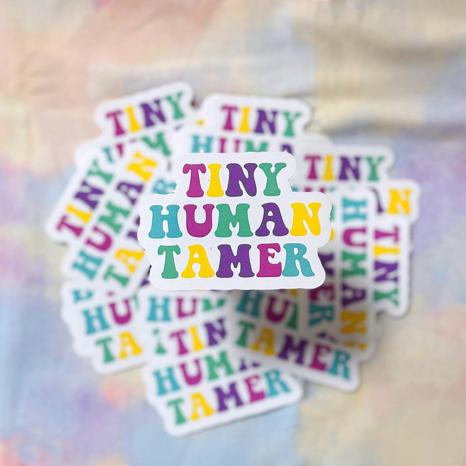 Daycare-themed Stickers, Hugs Snacks Repeat, Tiny Human Tamer, Infant ...