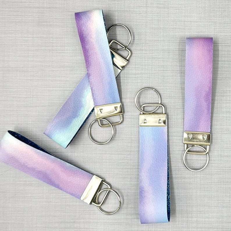 Faux Leather Mini Wristlet, Marble Wristlet, Key Fob Wristlet - Etsy
