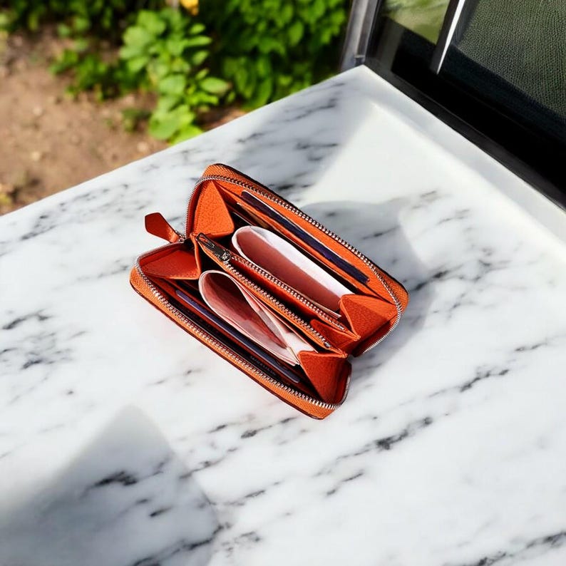 Personalized Letter Leather Colorful Wallet - Etsy