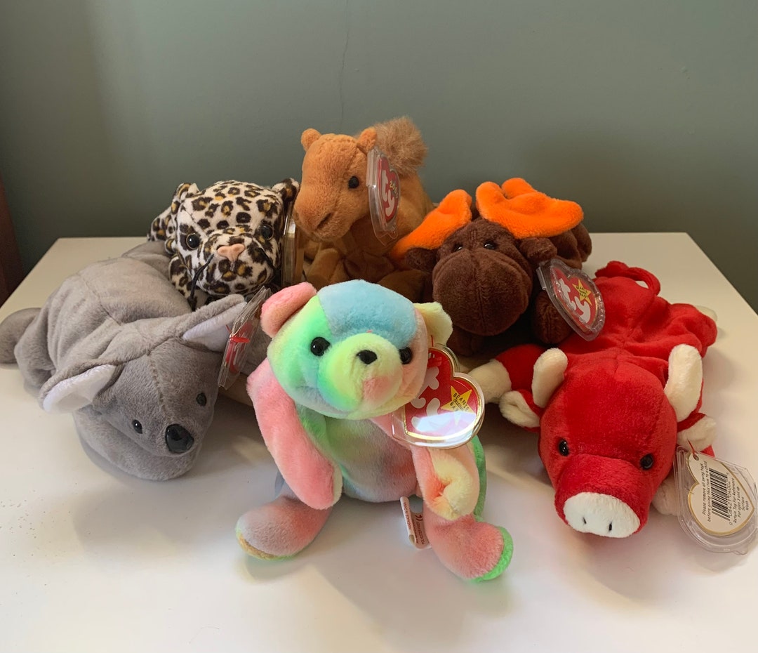 Ty Beanie Babies Wild Animals 90s/00s Collectables - Etsy