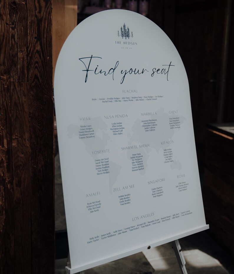 Wedding Table Country Seating Template, Travel Countries Seating Plan ...