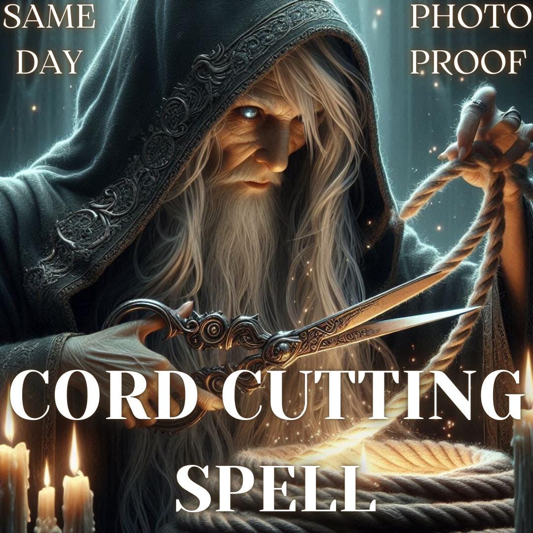 Powerful Cord Cutting Spell Reading Cutting Ties Banishment Ritual ...
