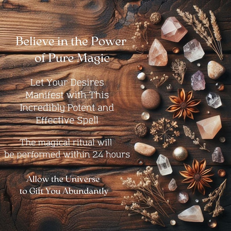 Powerful Wish Spell Reading Custom Manifestation Magic Personal Djinn ...