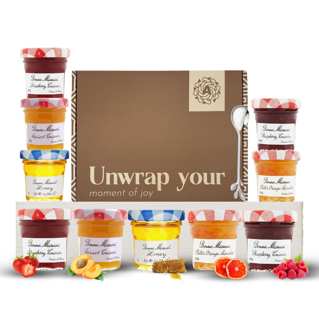 Bonne Maman Mini Jam Gift Set: Gourmet Marmalade & Honey Hamper - Etsy UK