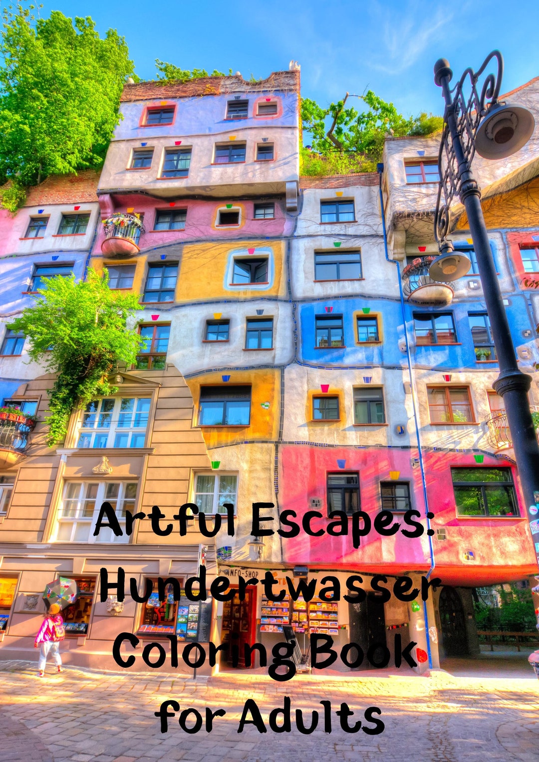 Hundertwasser Coloring Book, Adult Art Therapy, Mindful Creative Escape ...