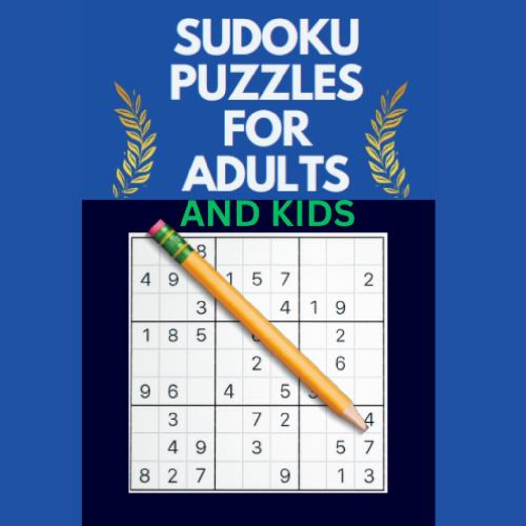Printable Activity Sudoku Book, Sudoku Puzzle for Kids and Adults ...