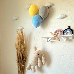 Flying Bunny and Balloons Hanging Nursery Decor Baby Mobile Kids Wall ...