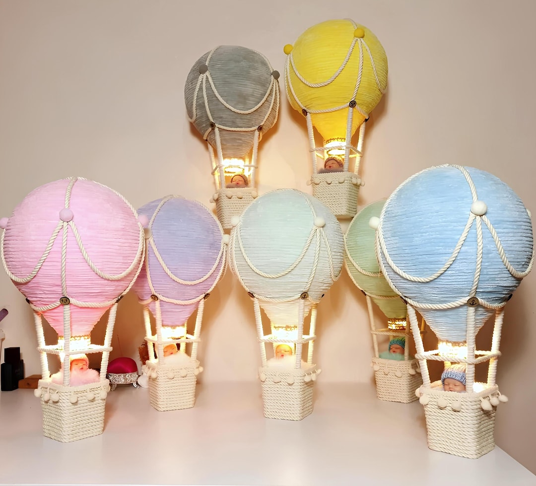 Hot Air Balloon Decor | Baby Shower Centrepiece | Nursery Mobile ...