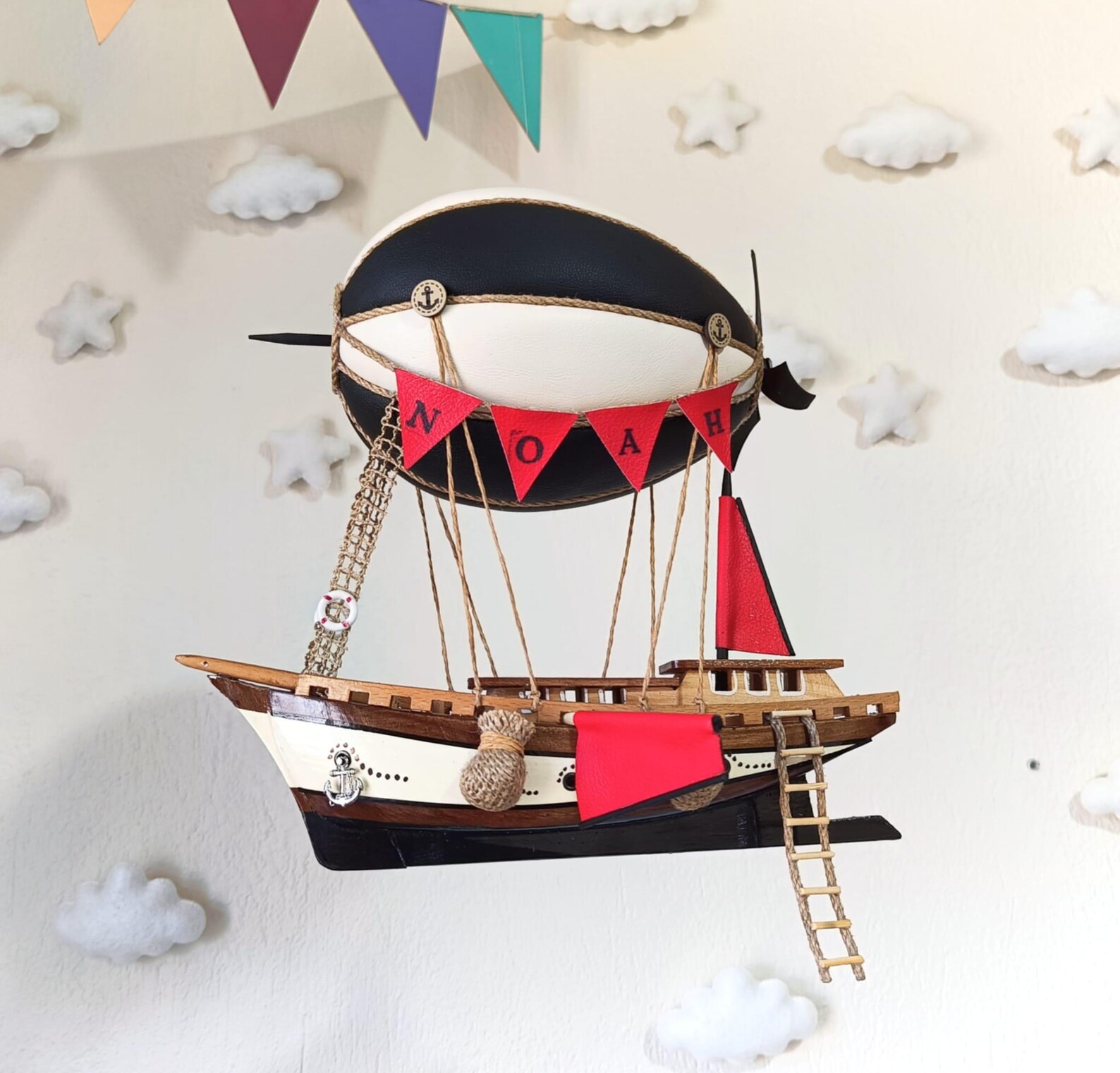 Custom Name Airship Personalized Gift | Home Decor | Birthday Gift ...