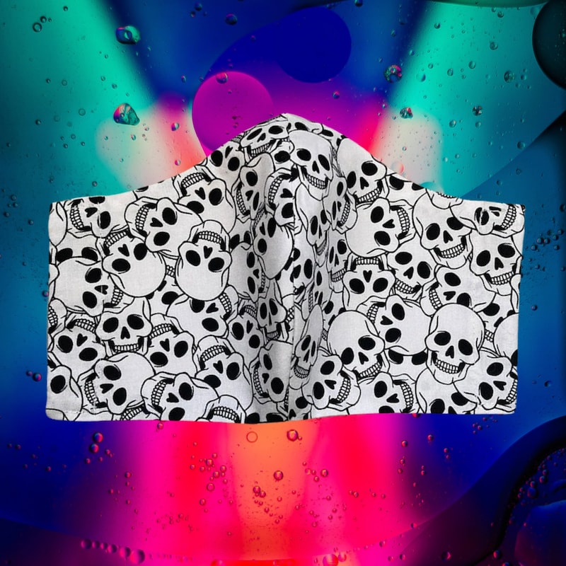 Skeleton Face Mask - Etsy