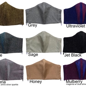 Glitter Face Mask, Sparkle Face Mask, Sparkly Face Mask, Glitter Mask ...