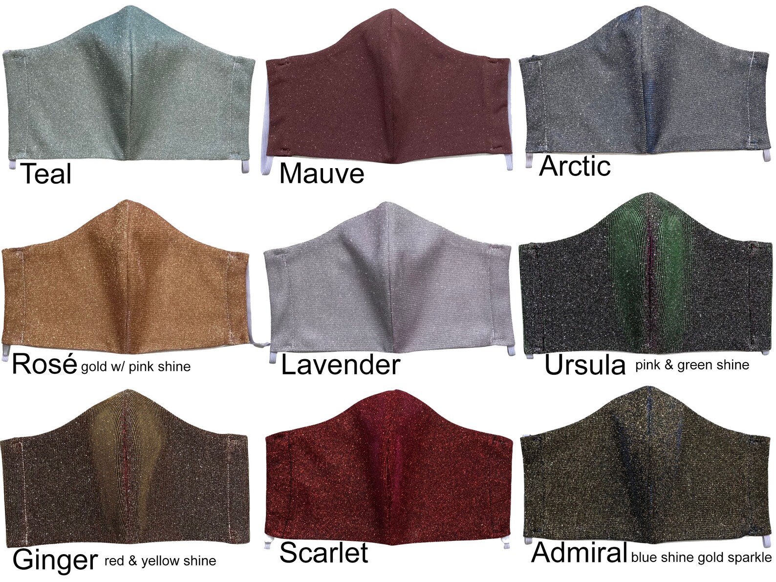 Glitter Face Mask Sparkle Face Mask Sparkly Face Mask | Etsy