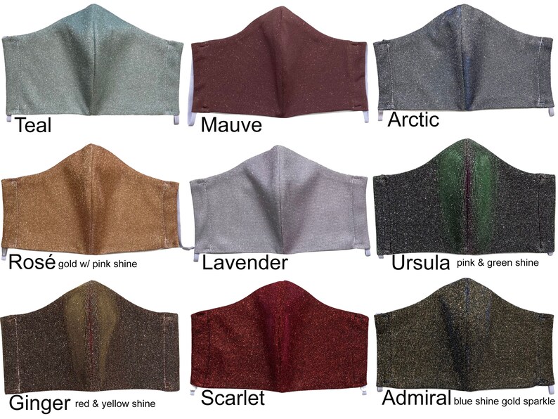 Glitter Face Mask Sparkle Face Mask Sparkly Face Mask | Etsy