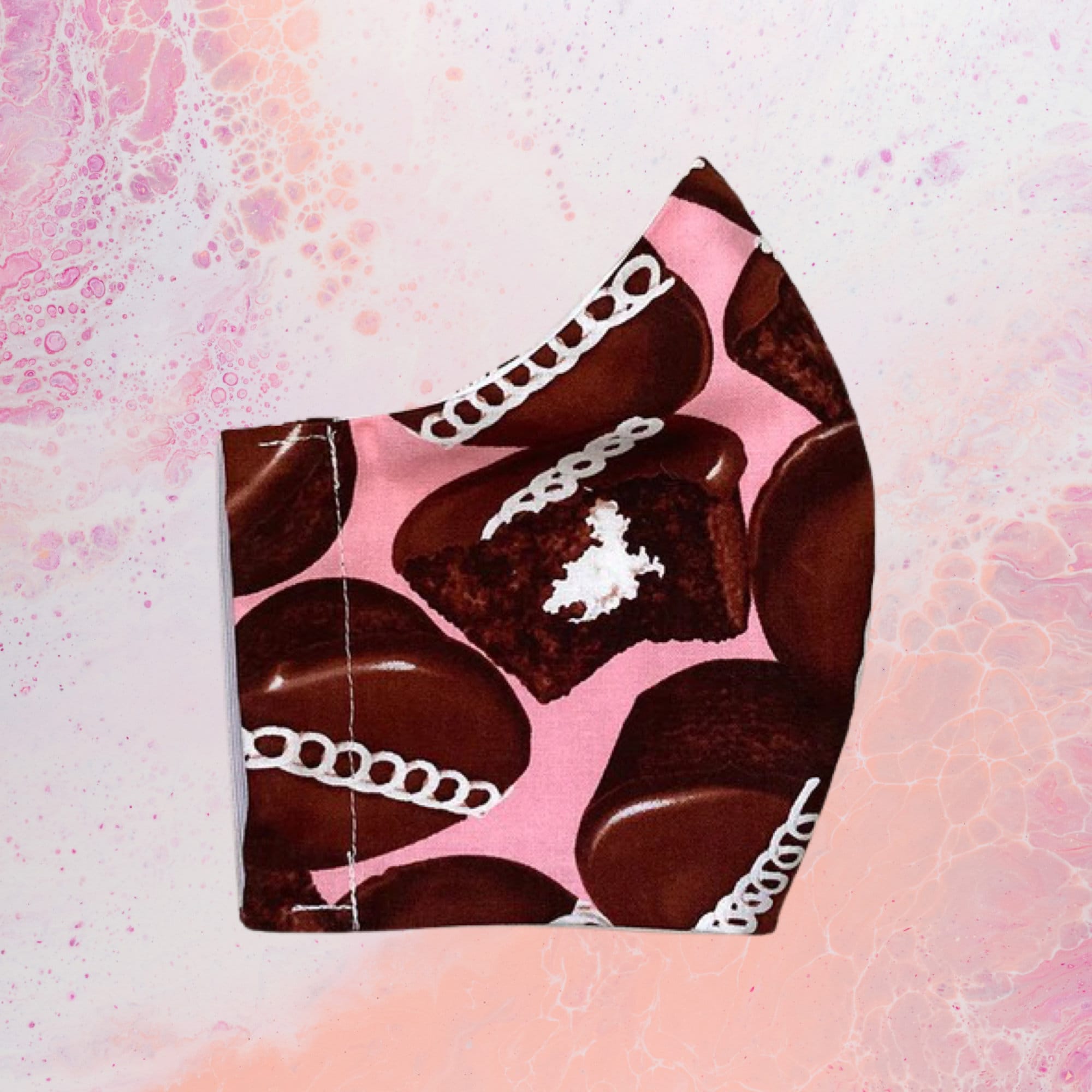 Chocolate Cupcake Mask Cupcake Face Mask Cupcake Mask - Etsy