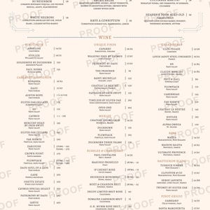 Canva Template for High-end Seafood Restaurant Menu. Lunch, Dinner, and ...