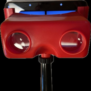 Big Red Stereoscopic Phone Viewer - Etsy