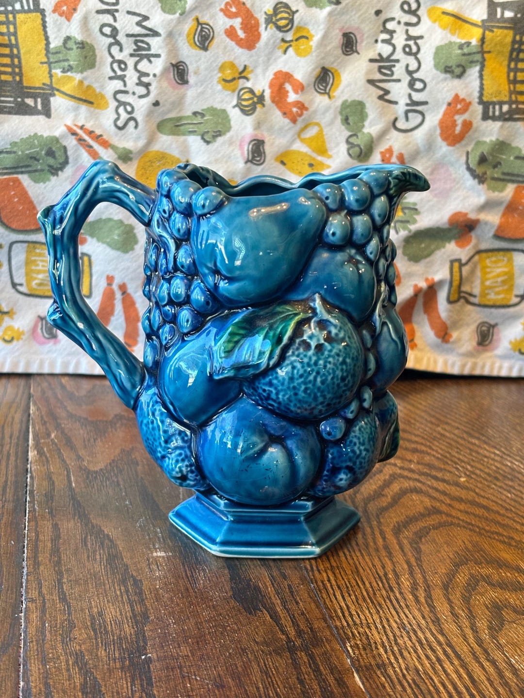 Vintage INARCO Mood Indigo Ceramic Pitcher Made in Japan - Etsy