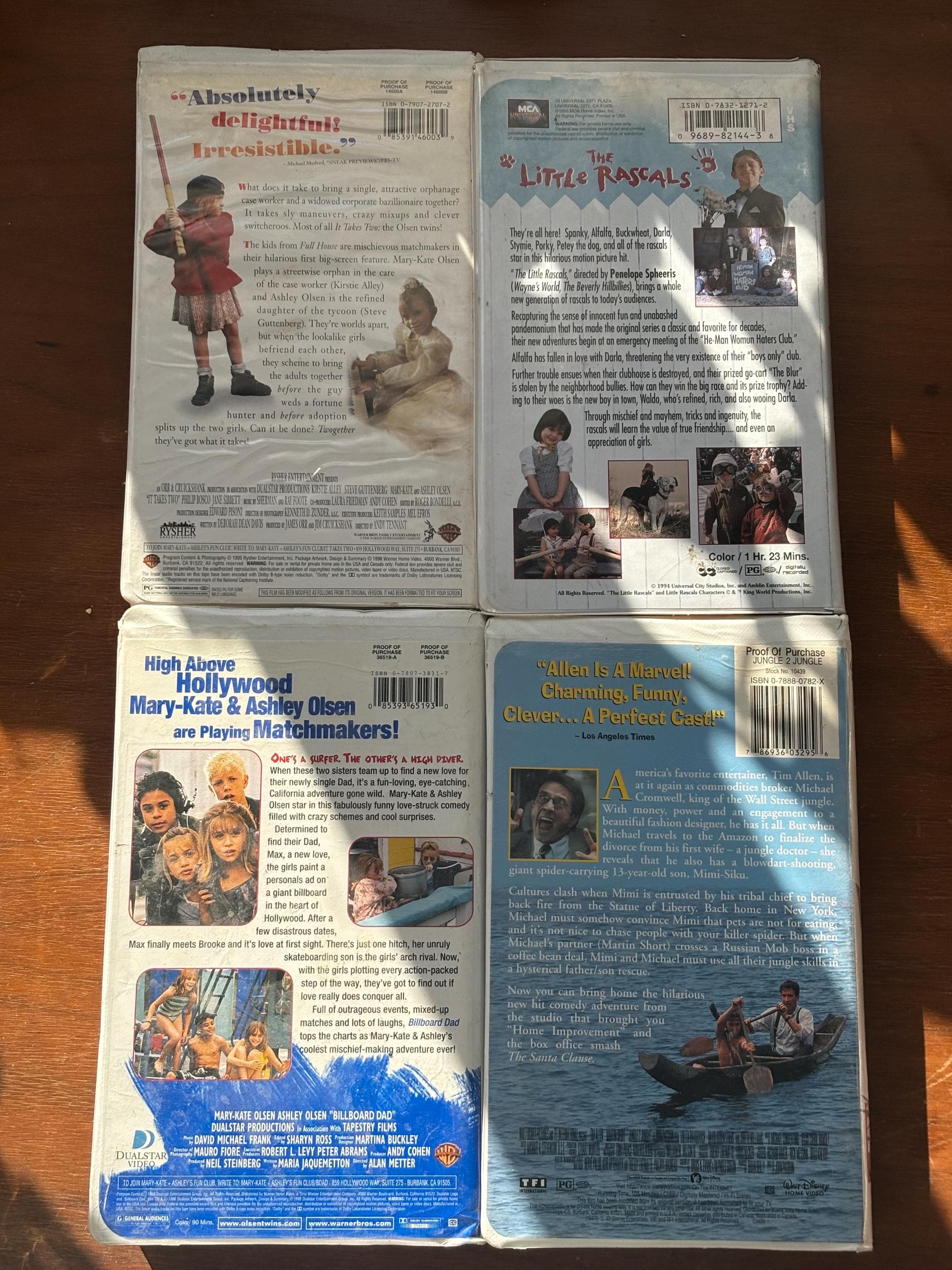Vintage 1990s Clamshell VHS Movies - Etsy