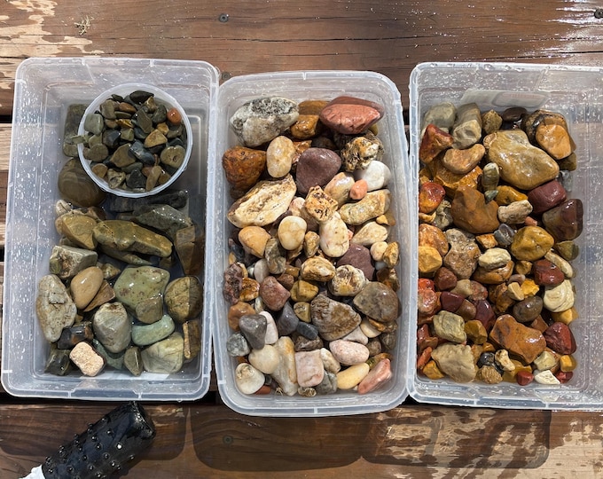 3 Lbs of Rough Rocks for Tumbling • Jasper • Quartz • Agates • Chert - Etsy