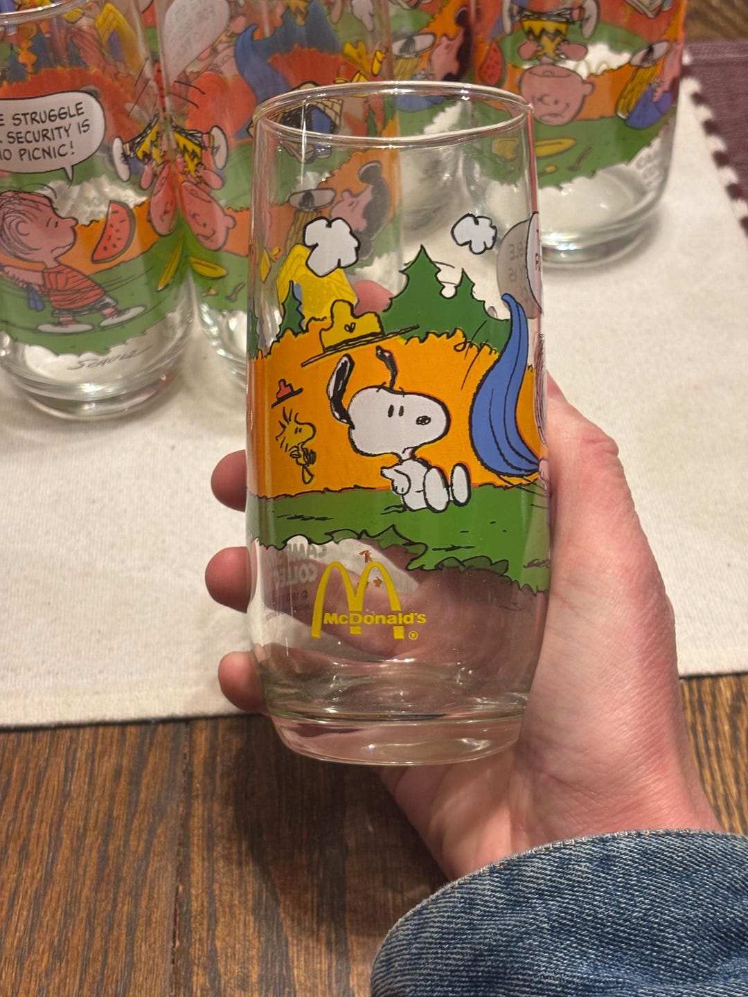 Vintage Mcdonald’s CAMP SNOOPY "the Struggle for Security is No Picnic ...