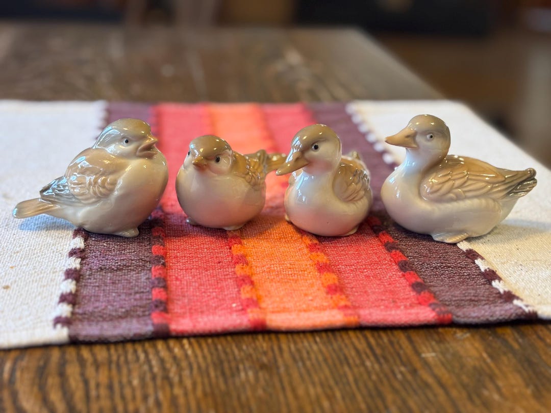Vintage Complete Set of HOMCO Porcelain Ducks and Bird Figurines Made ...