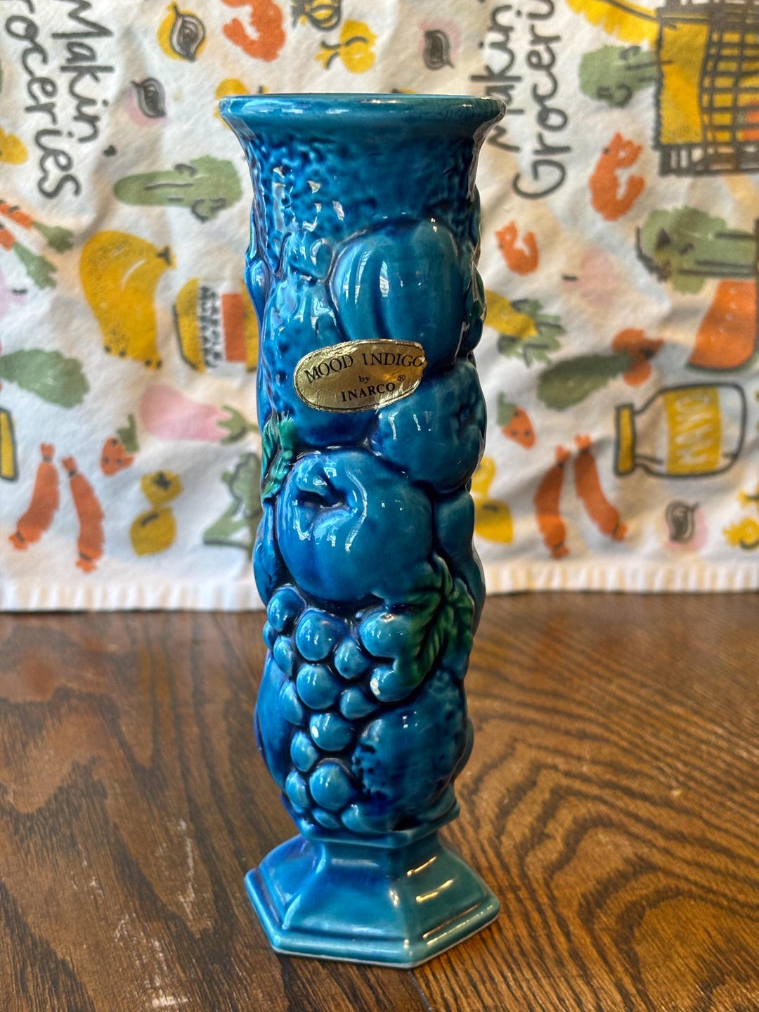 Vintage INARCO Mood Indigo Ceramic Vase Made in Japan - Etsy