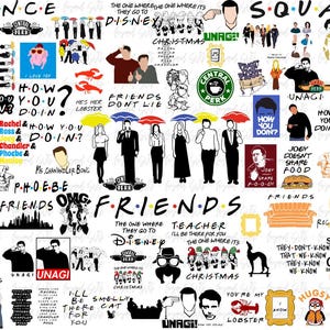 Friends Png Friends Png, Layered Files, Cricut Svg Files, Svg Bundle ...