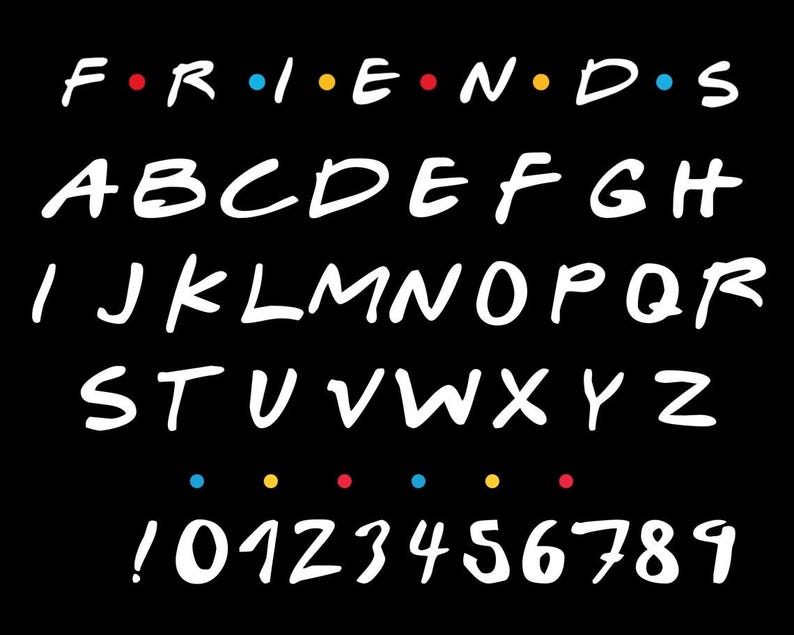 Friends Png Friends Png, Layered Files, Cricut Svg Files, Svg Bundle ...