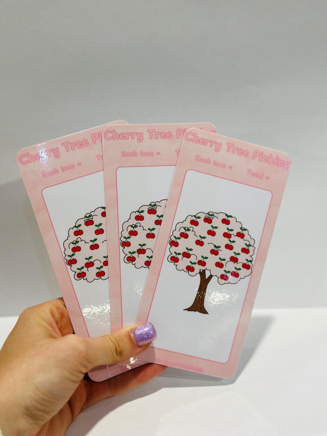 Cherry Tree Picking Savings Challenge Tracker Cash Stuffing Cash ...