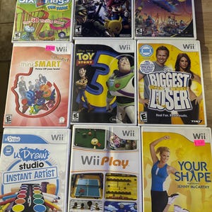 Nintendo Wii Games - Video Games - Etsy