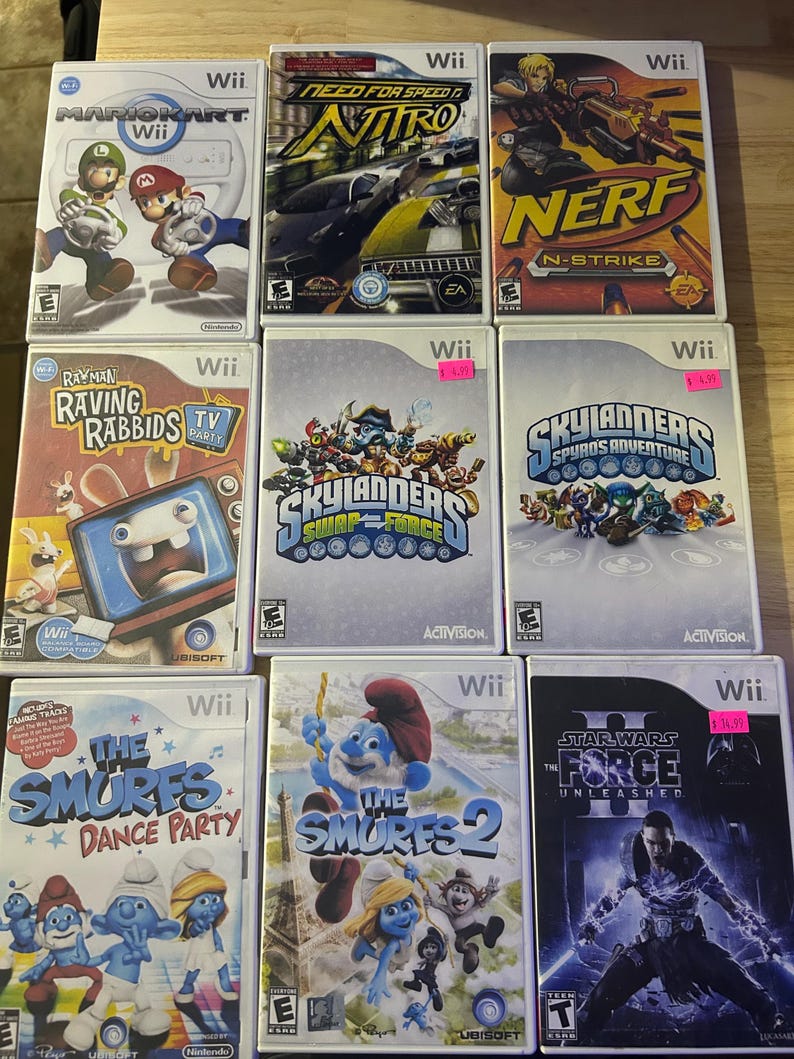 Nintendo Wii Games - Video Games - Etsy