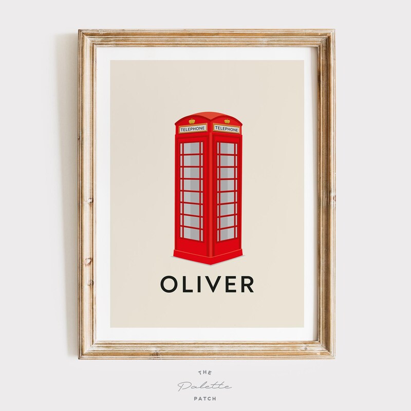 Red Telephone Box - Etsy