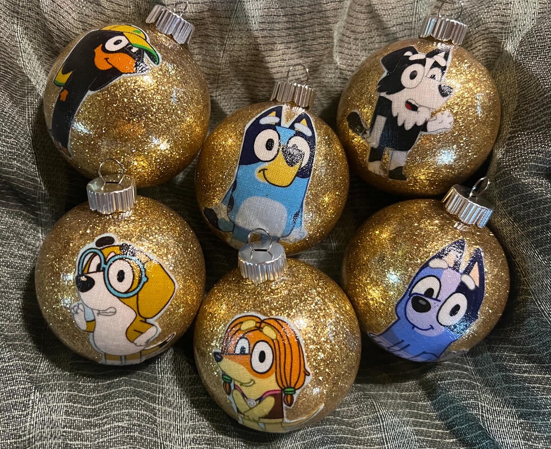 Bluey Inspired Christmas Ornaments - Etsy