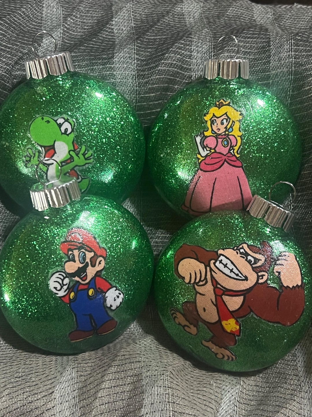 Super Mario Bros. Inspired Christmas Ornaments - Etsy