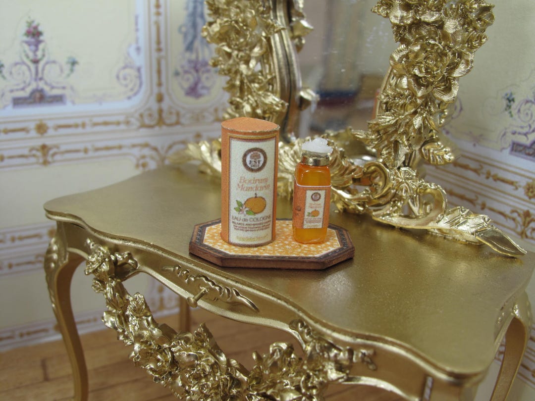 OOAK Miniature Perfume Tray Ladys Vanity ,display Stand French Inspired ...