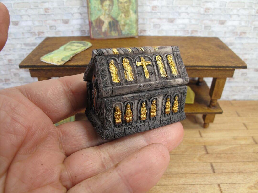Dollhouse Miniature Openable Medieval Reliquary: A Stunning Addition ...