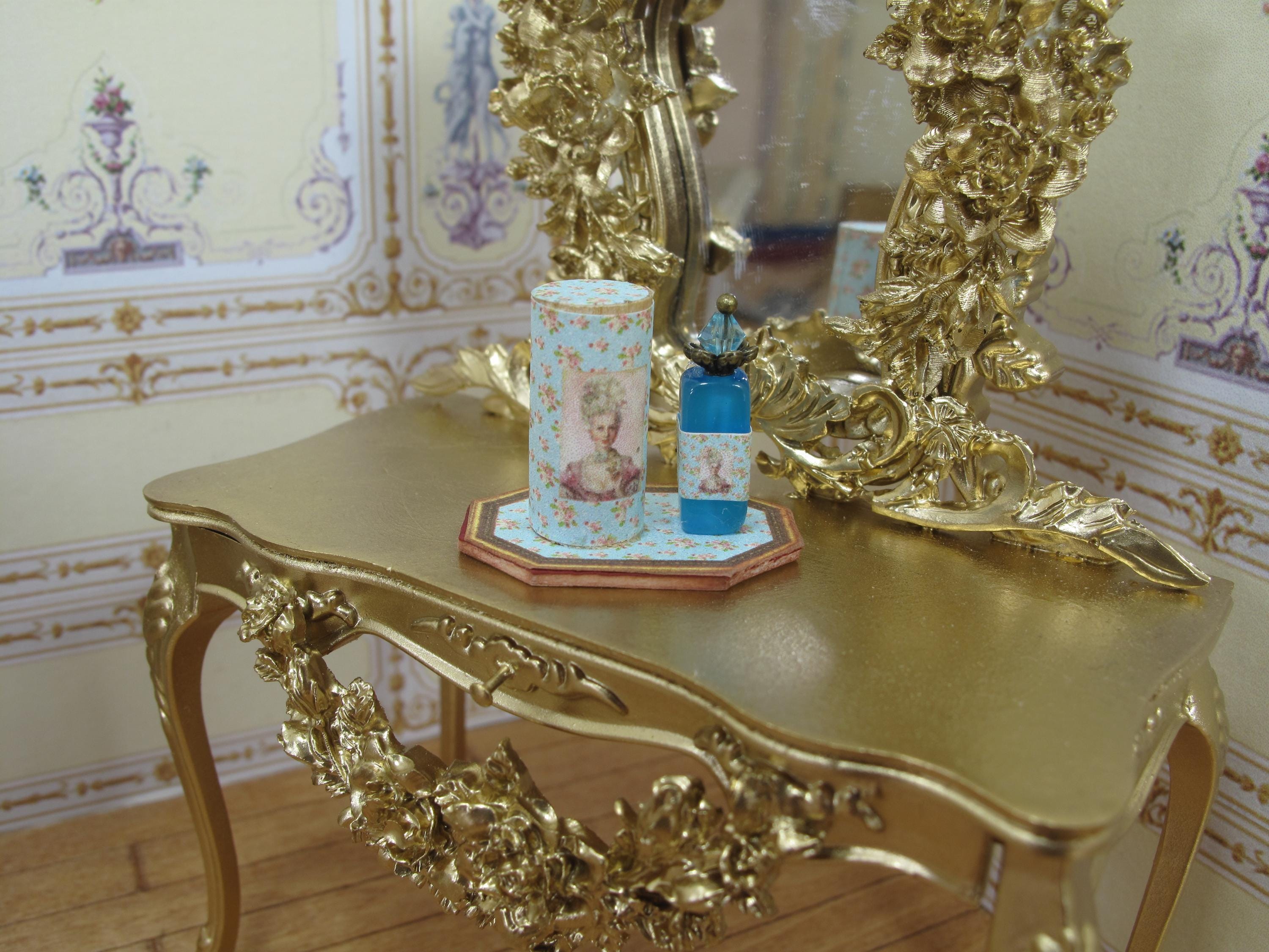 OOAK Miniature Perfume Tray Ladys Vanity ,display Stand French Inspired ...